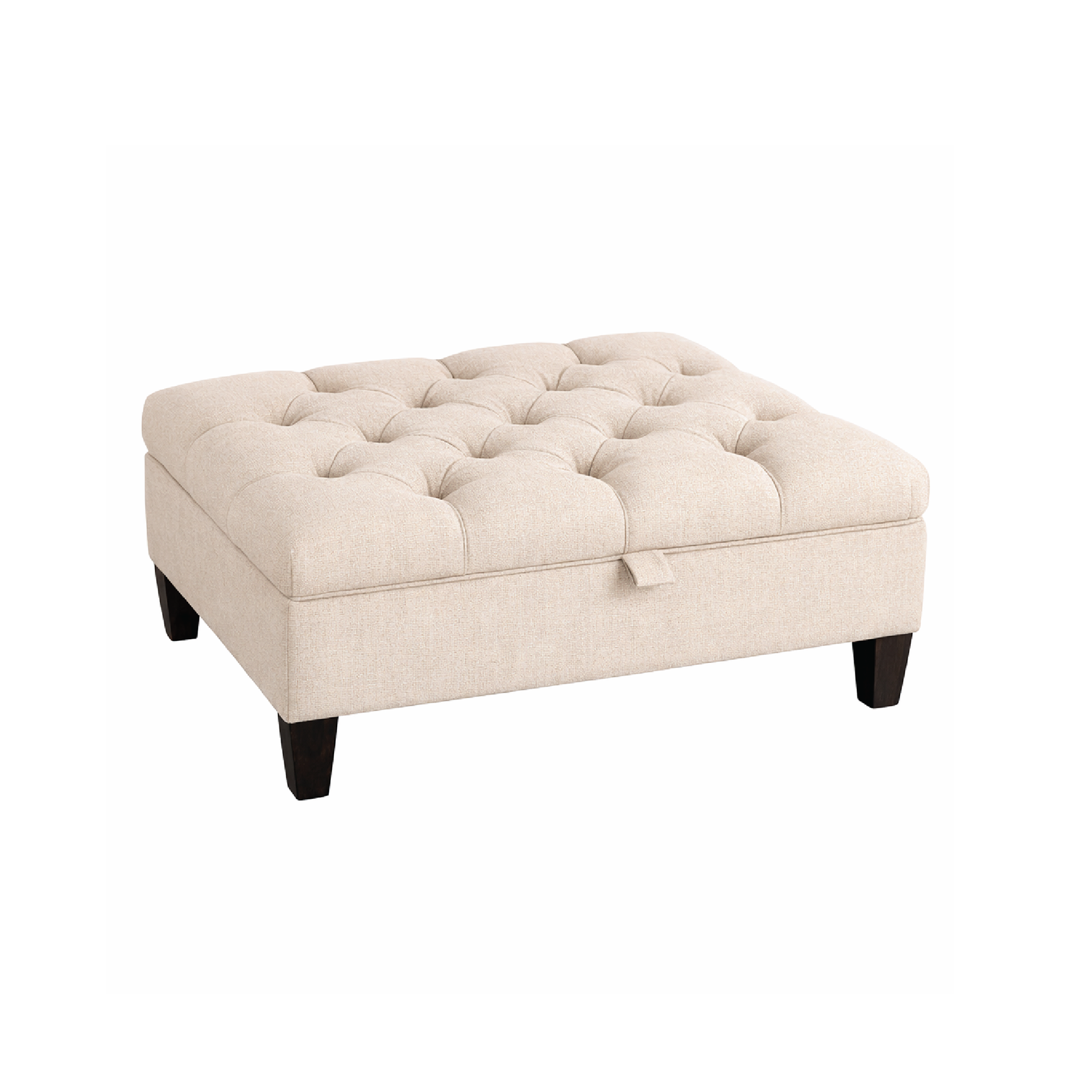 Ottoman Storage Deep Button Footstool | Finline Furniture